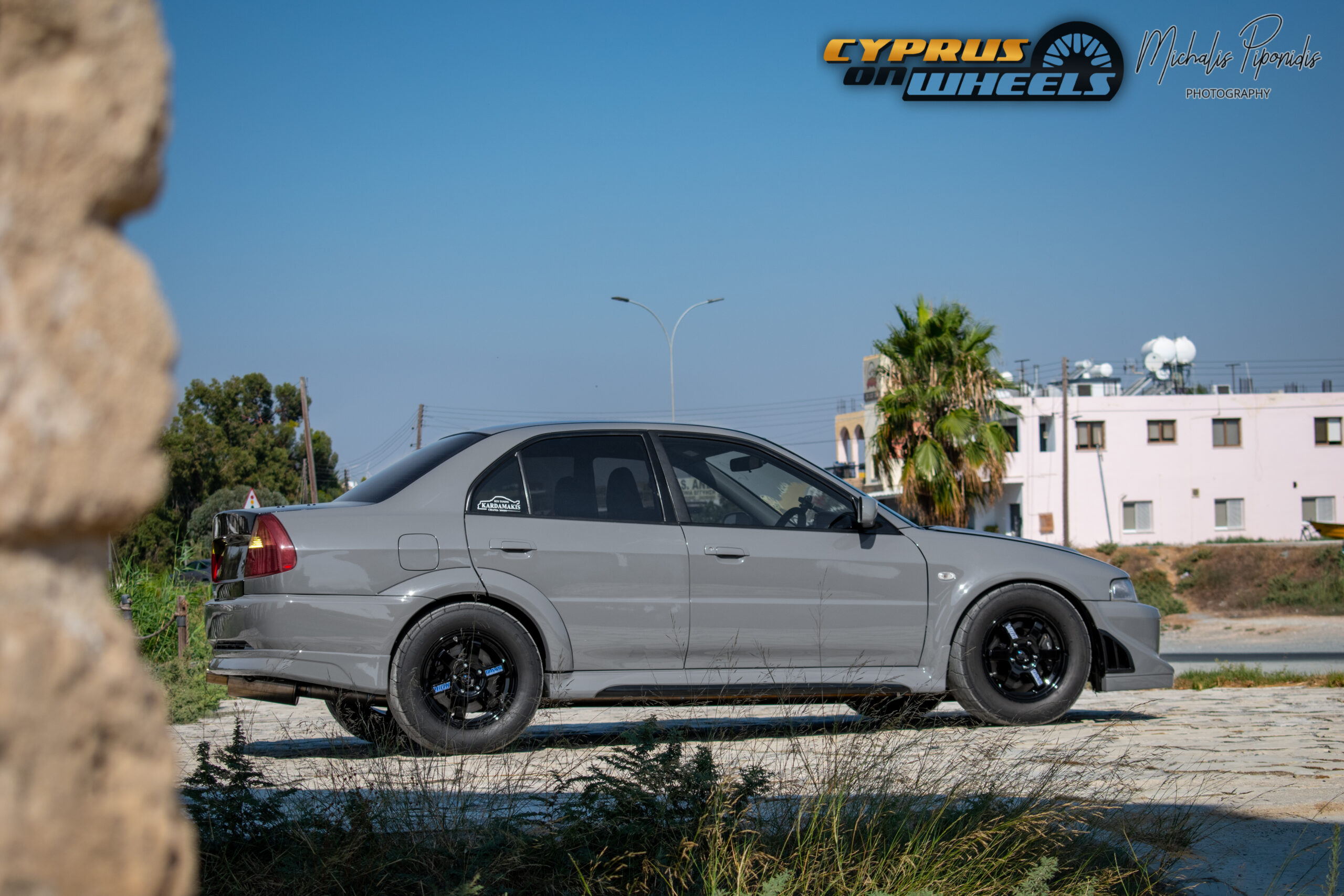 A 1000 whp Mitsubishi Lancer Evolution In Nardo Grey.