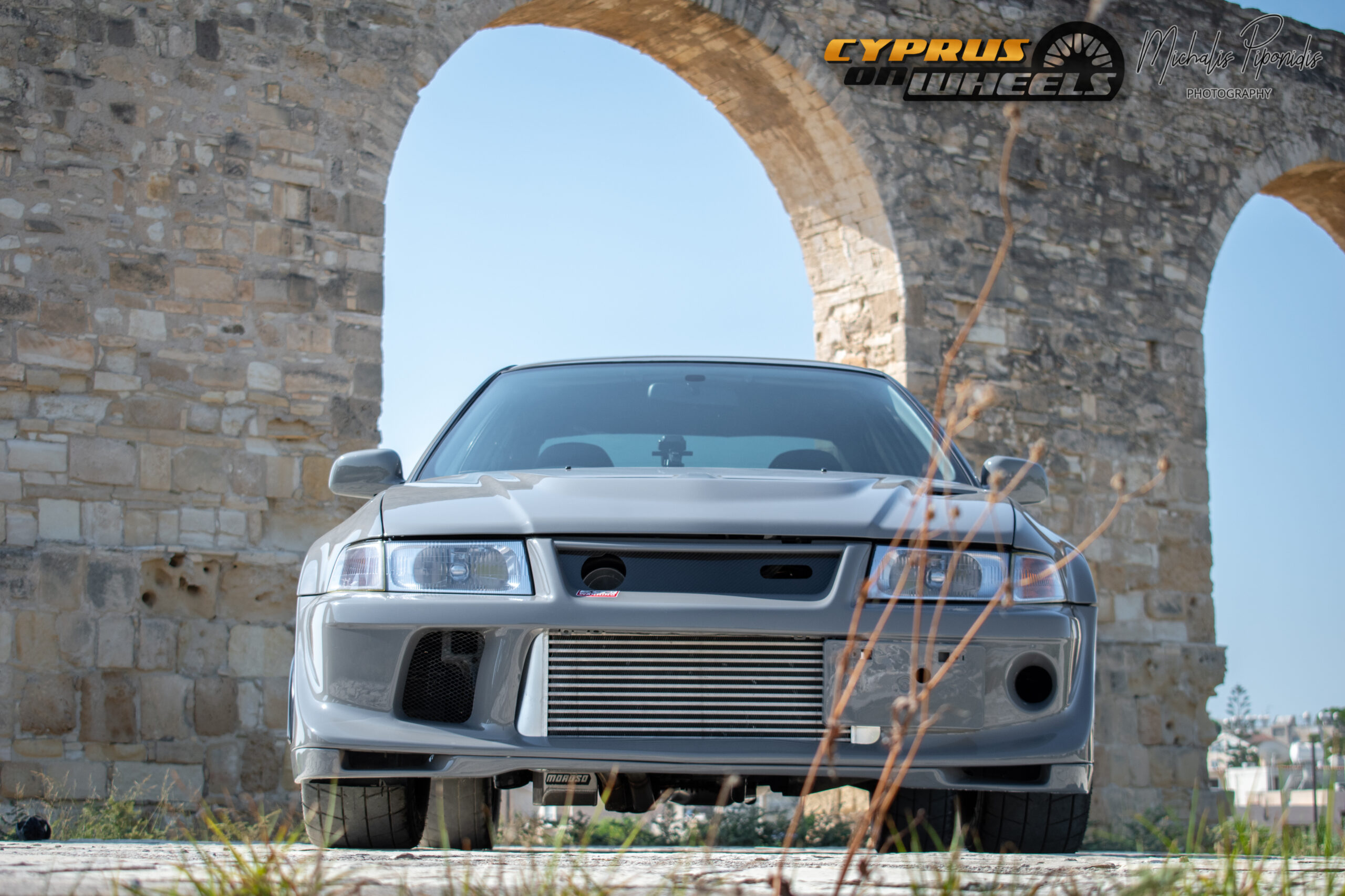 A 1000 whp Mitsubishi Lancer Evolution In Nardo Grey.