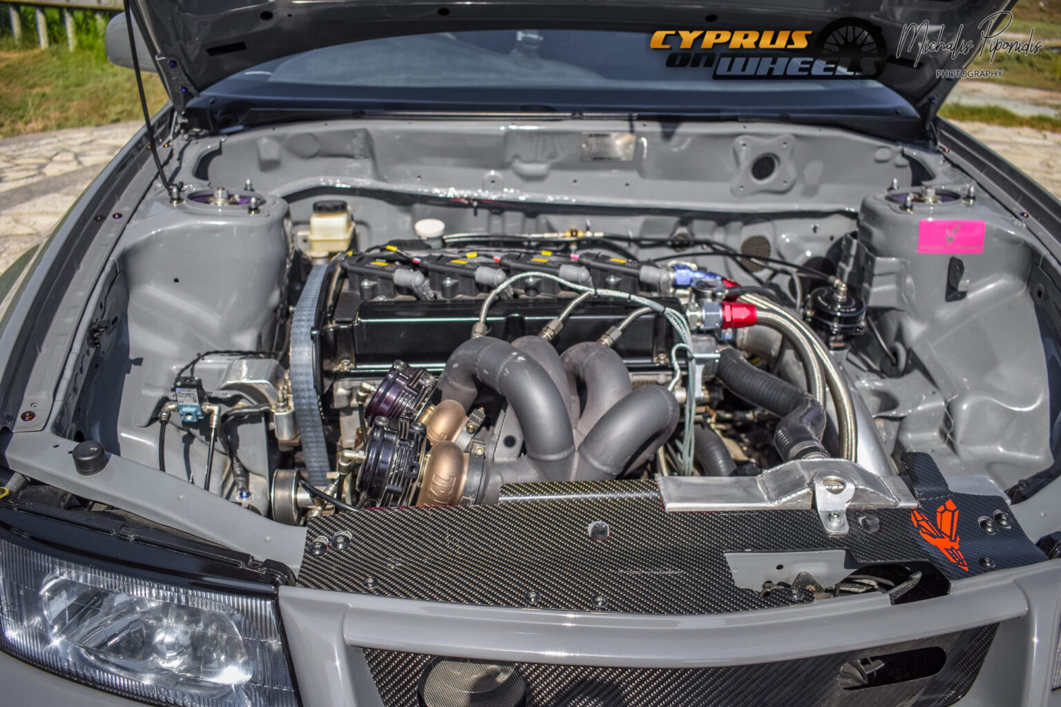 A 1000 whp Mitsubishi Lancer Evolution In Nardo Grey.